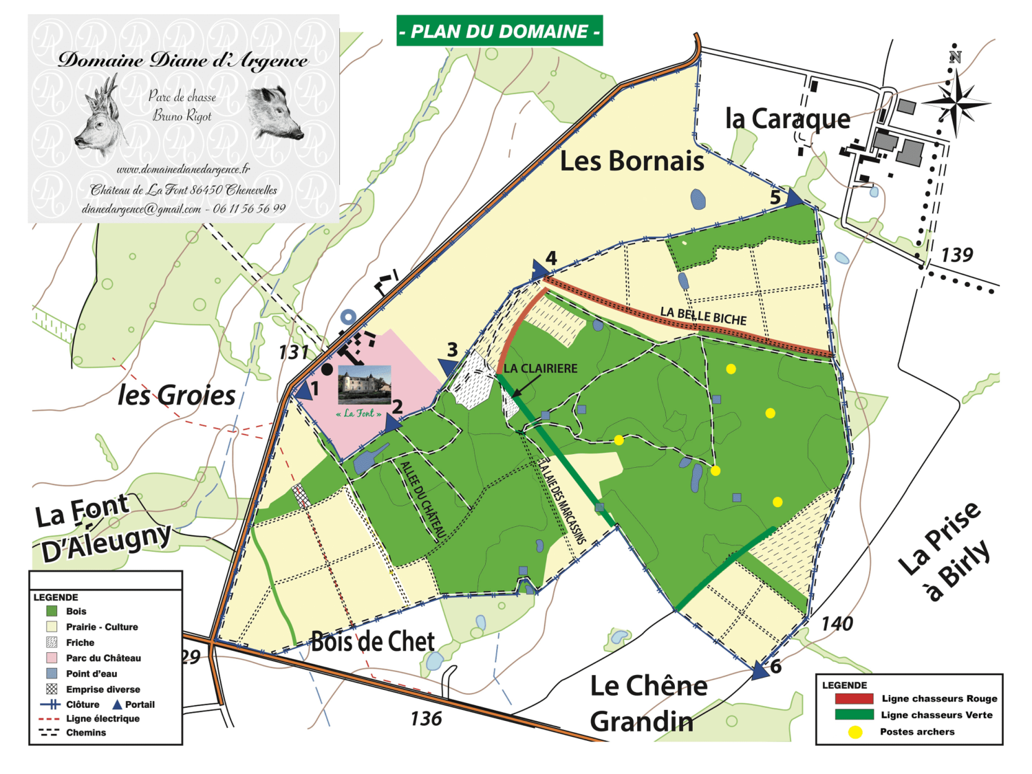 Domaine Diane Dargence - Privatisation du Domaine